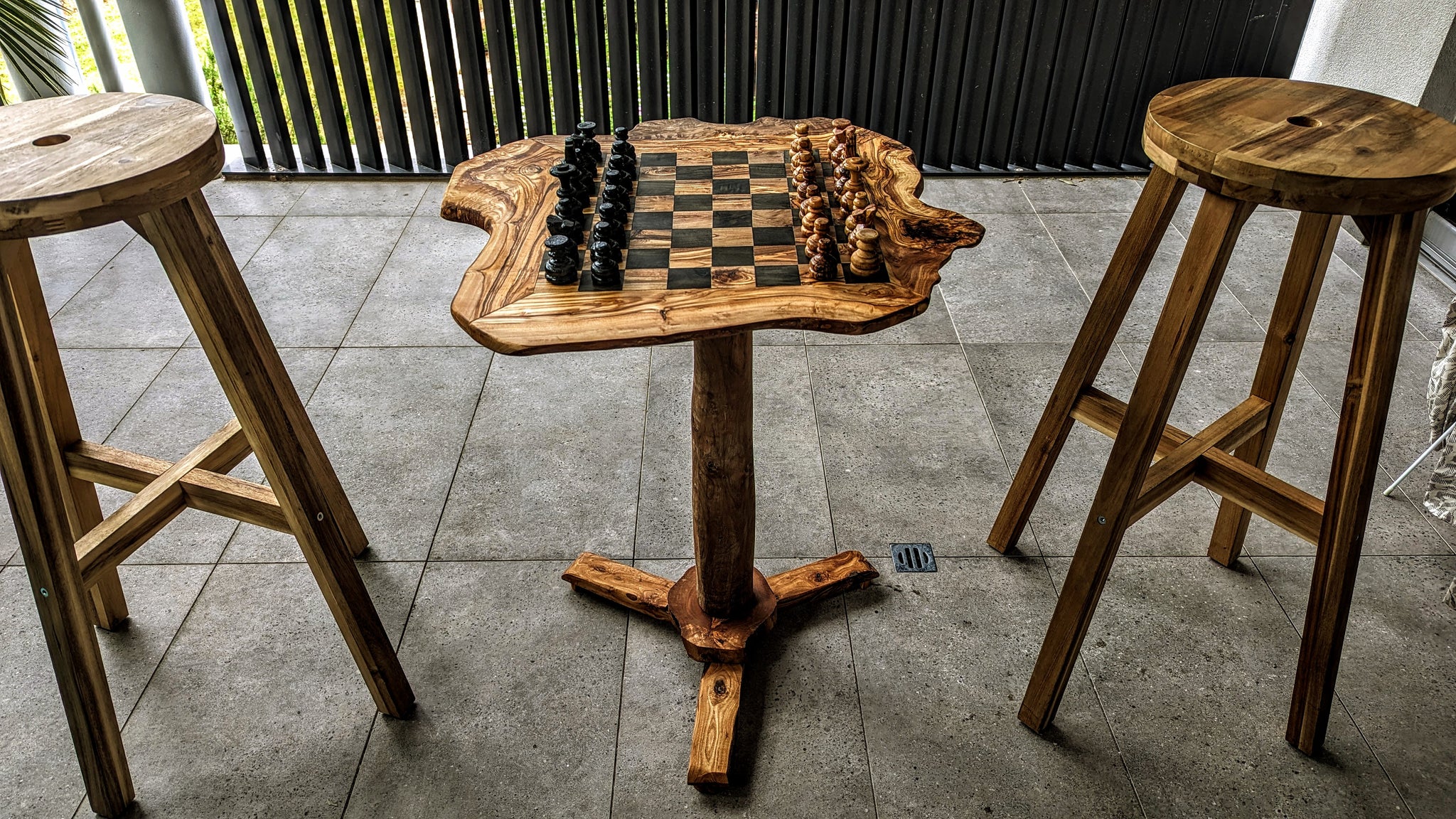 Hand Carved Chess Boards